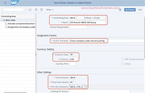 How To Setup Controlling Area In SAP S4 Hana SAP Hana Tutorials