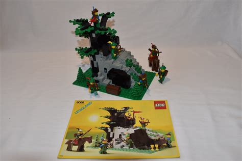 LEGO 6066 Camouflaged Outpost Castle Forestmen z instrukcją zamek robin hood Krecik Sklep z