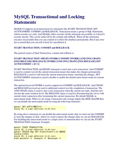 pdf mysql transactional and locking statements dokumen tips