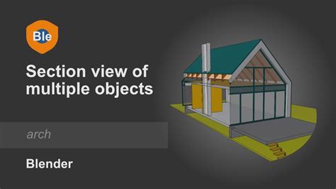 Section View Of Multiple Objects In Blender Youtube