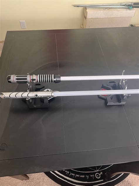 Split Lightsaber Stand Choose Your Symbol Etsy