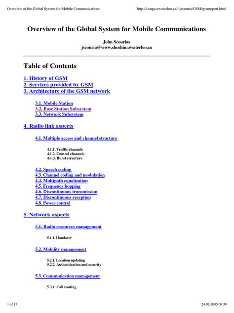 overview of the gsm pdf cellular network telecommunications
