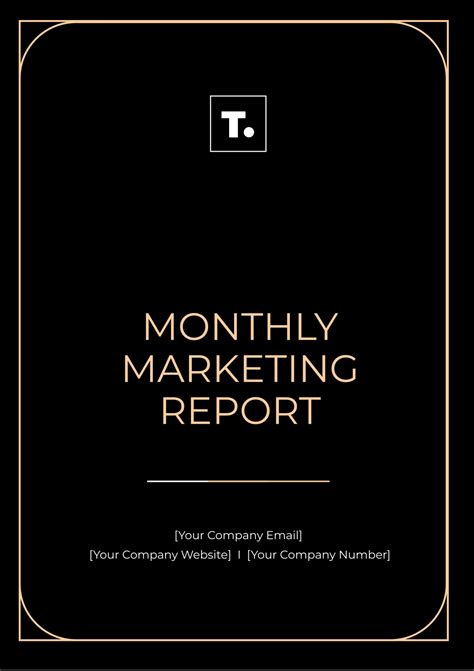 Free Monthly Report Templates To Edit Online And Print