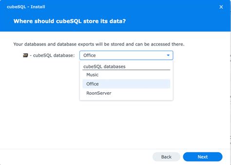 CubeSQL On Synology NAS 7 SQLabs
