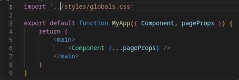 Html Nextjs Global Css Styles Not Applying To The Elements Stack Overflow