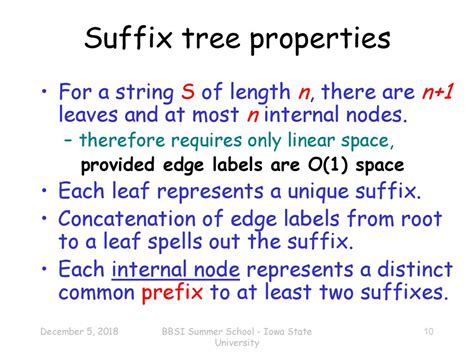 String Data Structures And Algorithms Suffix Trees And Suffix Arrays Ppt Download