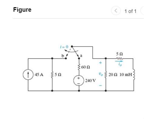Solved Of The Switch In The Circuit Shown In Has Been In Chegg Com