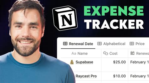 how to create an expense tracker in notion kittybnk
