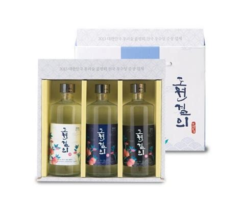 영덕주조 도원결의 선물세트 복숭아소주 복숭아술 과일소주 전통주 360ml X 3 15도 25도 40도 친환경 먹거리 다팜
