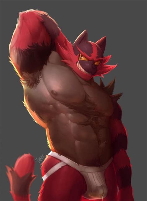 Incineroar Showing Off Artist Sirtoastybuns Rgayfurrymusk