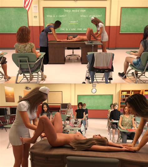Rule 34 3d Academe Academy Art Breasts Cgi Check Up Classmate