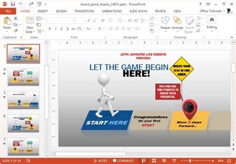 Board Game Powerpoint Template