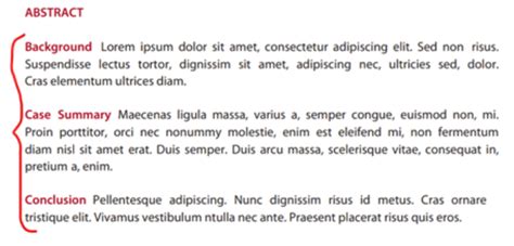 Asm Case Reports Formatting Information