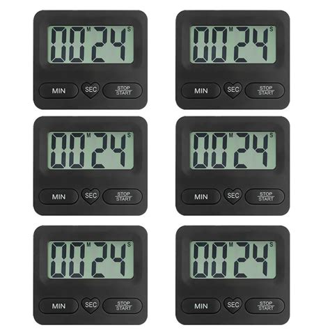 Timer E Cronometro Digitale 6pcs Timer Da Cucina Multifunzionale Timer Per Bambini Magnete E