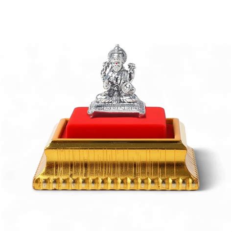 999 Fine Silver Goddess Lakshmi Idol In Acrylic Box 50g At ₹ 3500