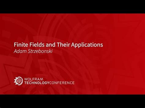 Free Video Finite Fields And Their Applications From Wolfram Class