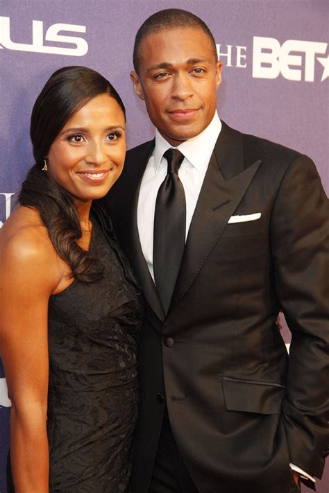 Gmas T J Holmes Wife Marilee Fiebigs Relationship Timeline Us Weekly
