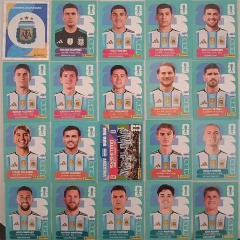 Selección Argentina Completa Mundial 2026 Messi Figuritas Cuotas Sin