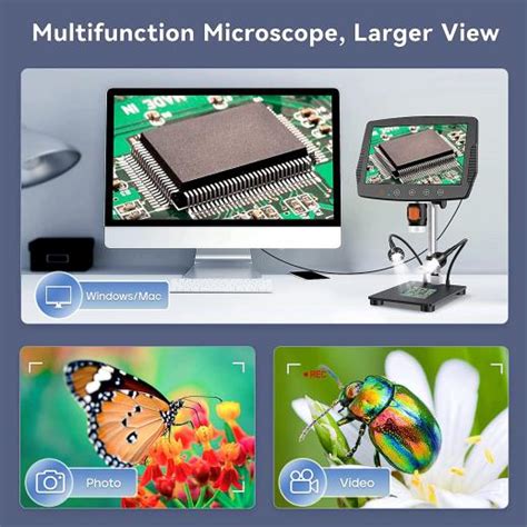 Digital Coin Microscope With 9 Lcd Screen 1000x Kentfaith