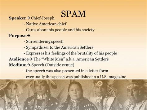 Chief Josephs Surrender Speech