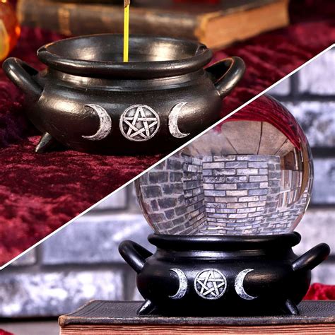 Cauldron Bubble Incense Burner Set Of 6 13cm