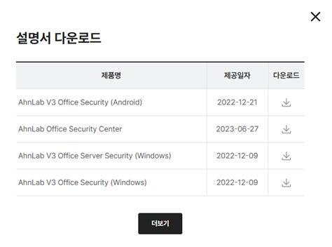 제품 매뉴얼은 어디서 다운로드 할 수 있나요 ask
