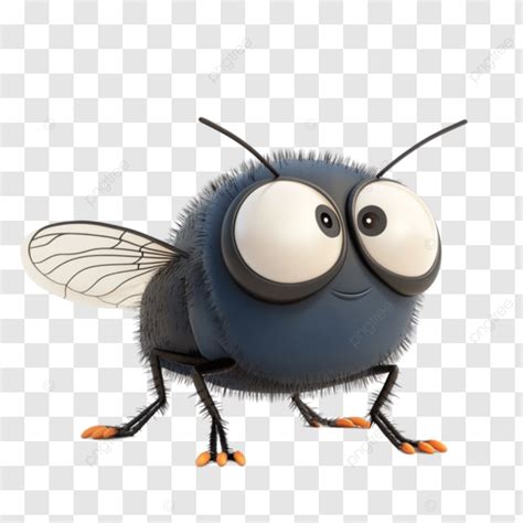 화려한 눈을 가진 장난스러운 만화 집 파리 독특한 기발한 곤충 Png 일러스트 및 이미지 에 대한 무료 다운로드 Pngtree