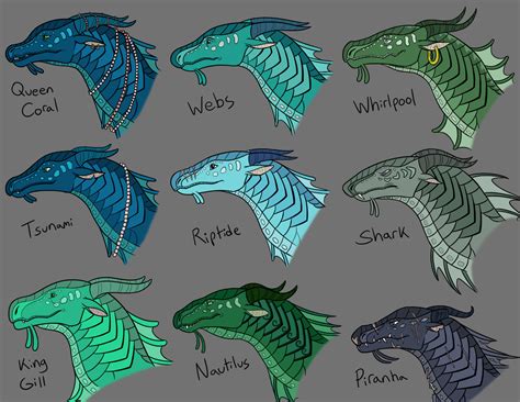 Wof Seawing Character Studies Colored By Iron Zing On Deviantart