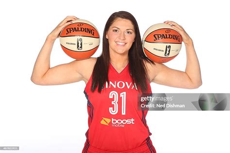 Stephanie Dolson Of The Washington Mystics Poses For A Photo During Nachrichtenfoto Getty