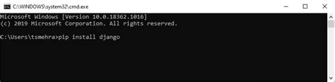How To Install Django On Windows