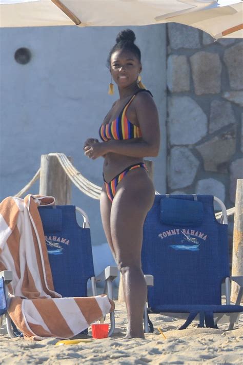 JANELLE MONAE in Bikini on the Beach in Cabo 06/18/2019 – HawtCelebs