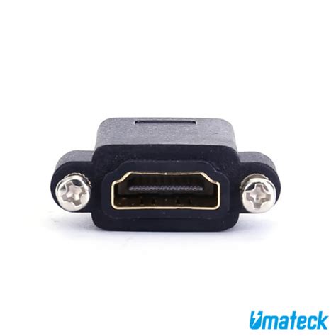 Hdmi Panel Mount Coupler Female To Female Adaptor Umateck Usb C Displayport Panel Mount A