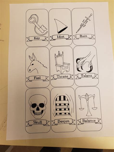 Downloadable Deck Of Many Things Etsy