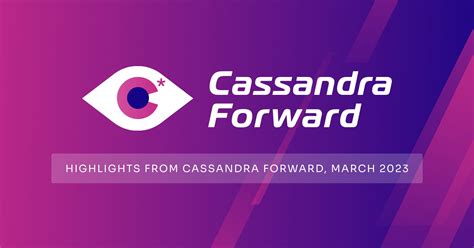 Cassandra Forward An Apache Cassandra Summit