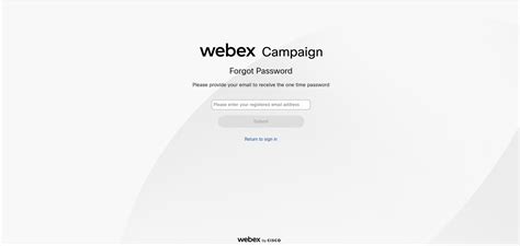 Navigating Webex Campaign