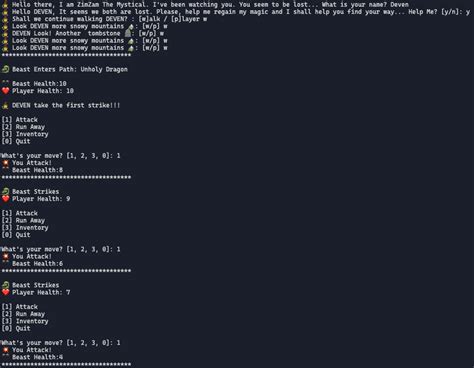 Github Devenmckay Colossal Rpg Rpg Game For Node Terminal Using Readline Sync Npm