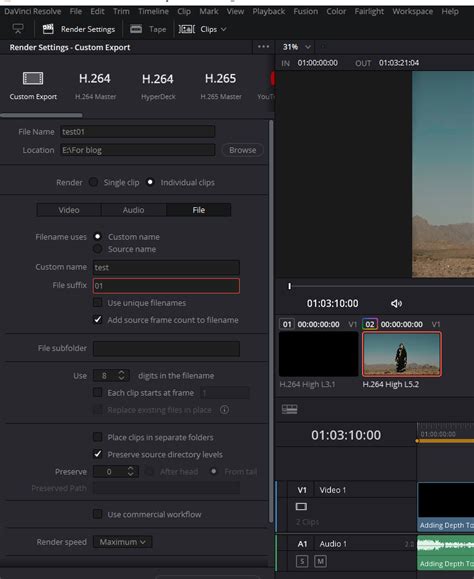 How To Export Individual Clips In DaVinci Resolve Demystified