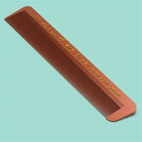Printable Hair Comb 3d Model By Furqan03