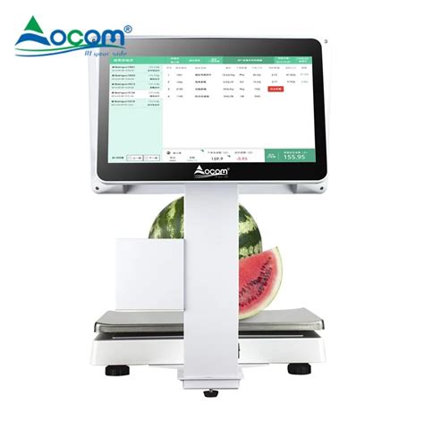 POS S Stainless Steel Hardware Winds Price Touch Screen Pos Weight Scales Machine Digital