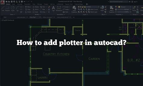how to add plotter in autocad caddikt