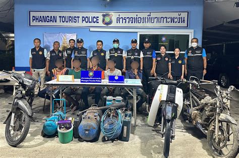 မြန်မာနိုင်ငံသား ညီအစ်ကို ၅ ဦးကို မူးယစ်ဆေးသုံးစွဲမှု၊ ဗီဇာကျော်လွန်နေထိုင်မှုနဲ့ ထိုင်းရဲ ဖမ