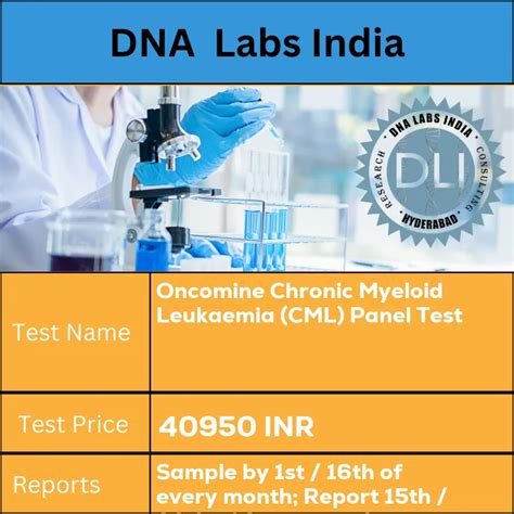 Oncomine Chronic Myeloid Leukaemia Cml Panel Test Cost 40950 Inr In India