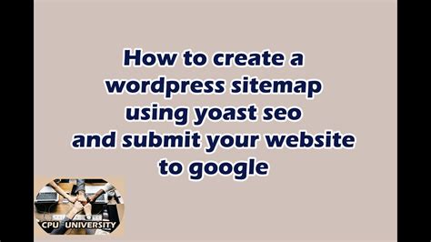 How To Create A Sitemap With Yoast Seo Wordpress YouTube