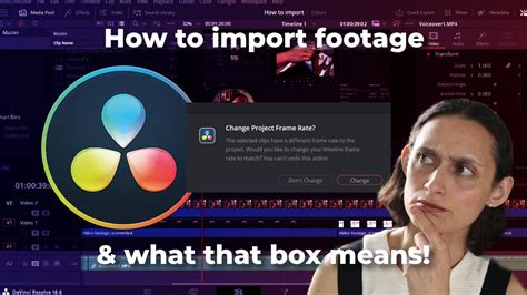How To Import Footage Into DaVinci Resolve YouTube