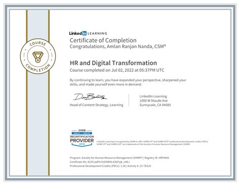 Amlan Ranjan Nanda Csm® Safe Agilist Six Sigma On Linkedin Certificate Of Completion