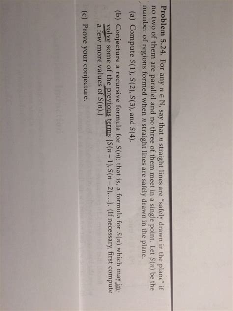 Solved Problem For Any N E N Say That N Straight Chegg