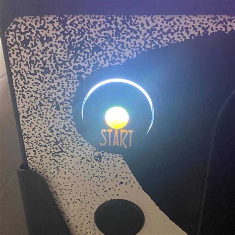 Led Zeppelin Start Button Rocket City Pinball