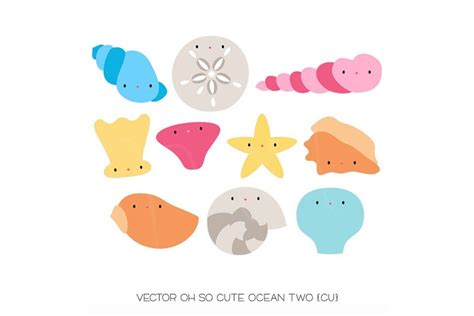 Oh So Cute Ocean Two Graphic By Miss Tiina · Creative Fabrica