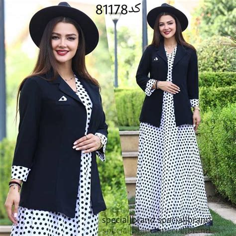 مدل لباس مجلسی خال خالی شیک و خاص از جدیدترین های سال 2024