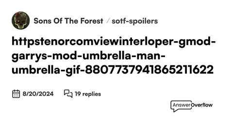 Viewinterloper Gmod Garrys Mod Umbrella Man Umbrella  8807737941865211622